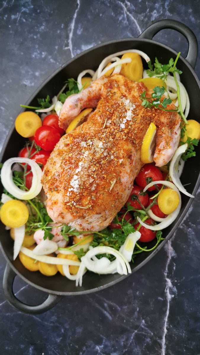 Recept | Hele Kip uit de oven met Gebakken Groenten – MeatDiscounter